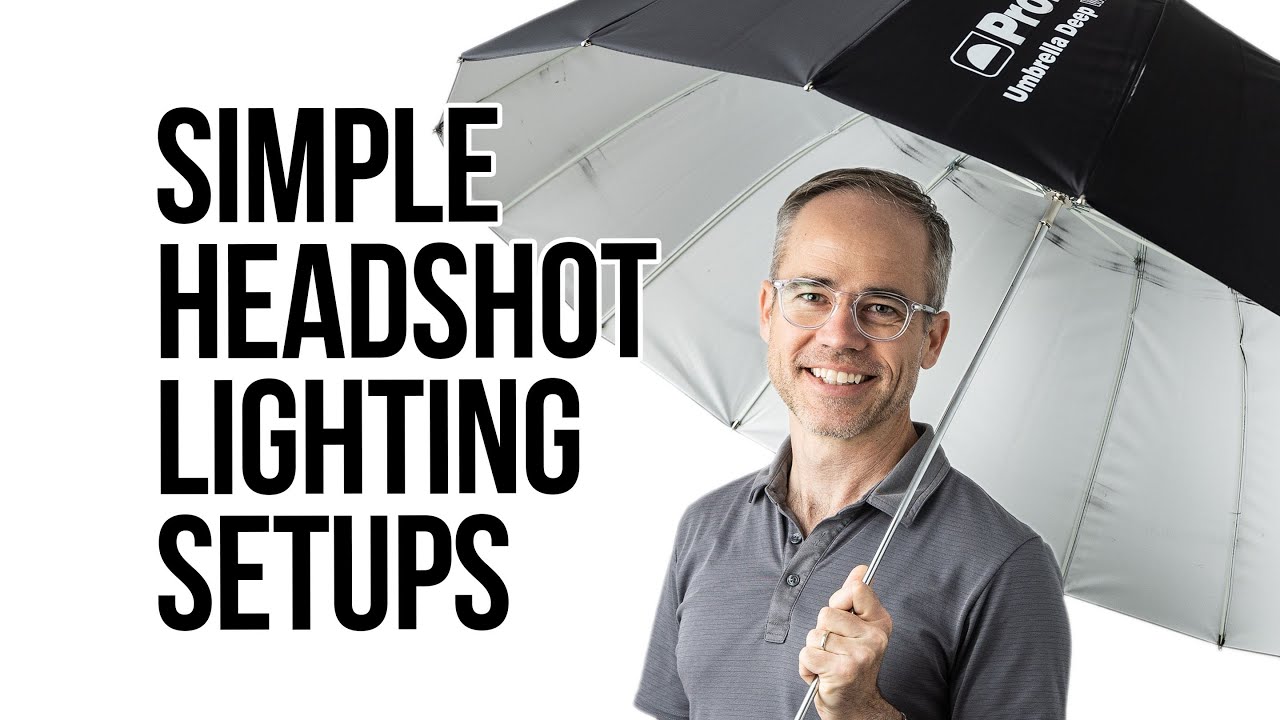 Simple Corporate Headshot Lighting Setups (don't spend all your 💰 on ...
