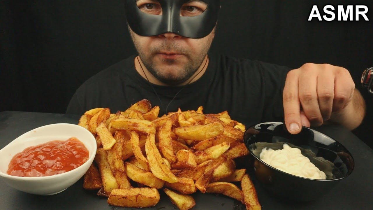 ASMR FRENCH FRIES PARTY MUKBANG (NoTalking) EATING SOUNDS - YouTube