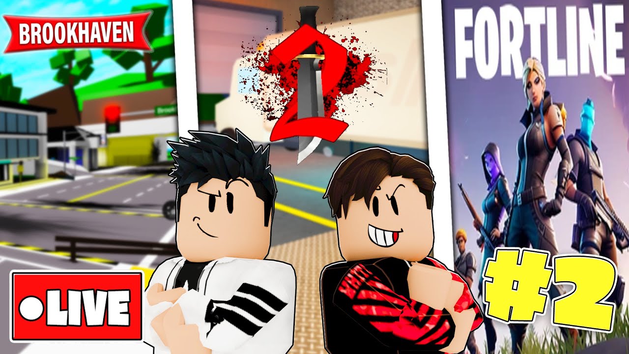 Brookhaven Rp Murder Mystery 2 Roblox Fortnite With Viewers LIVESTREAM ...