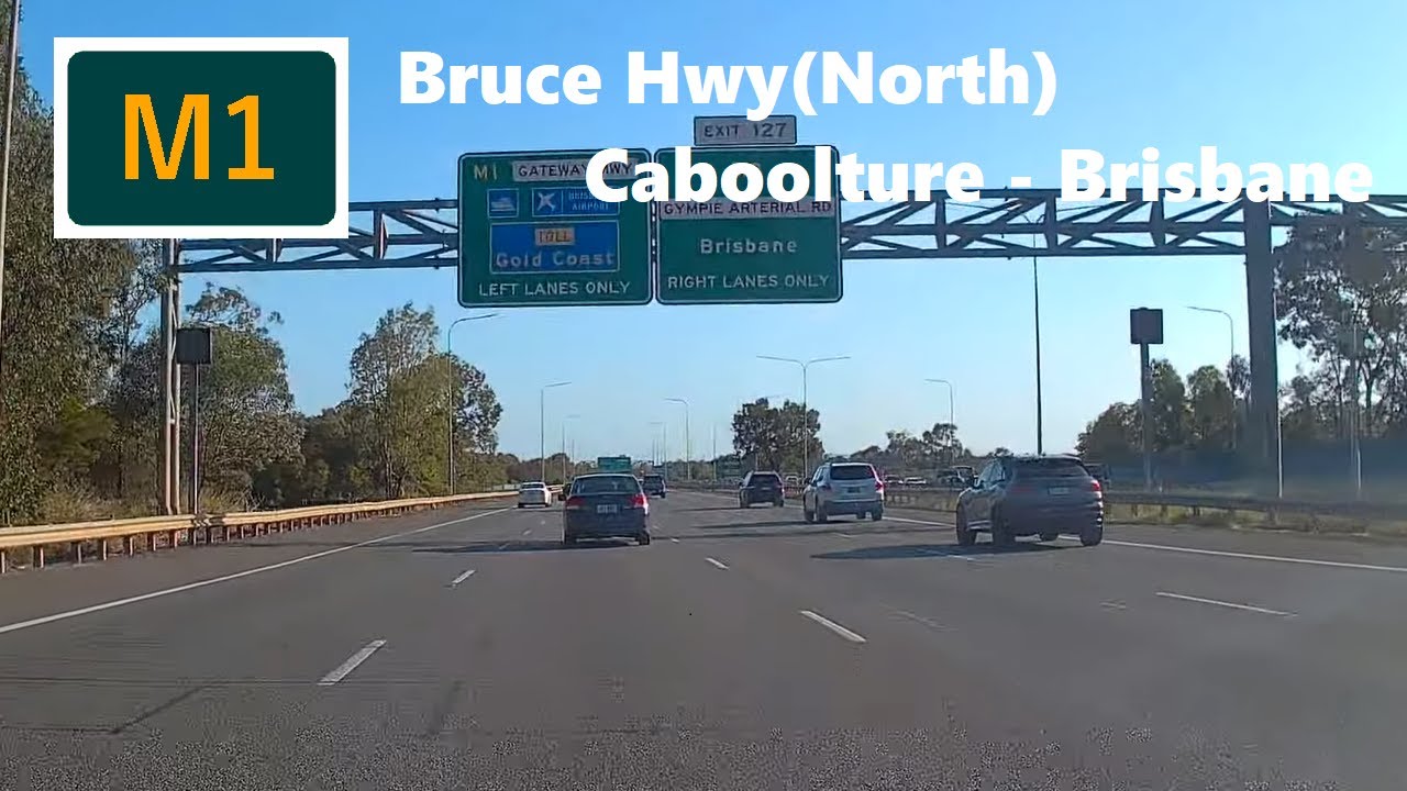 【Brisbane Drive】M route 1 Bruce Hwy(North) Caboolture - Brisbane - YouTube