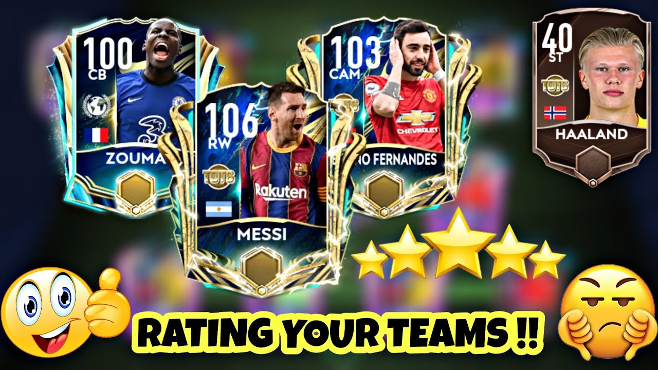 SO MANY GOOD TEAMS AFTER UTOTS IN FIFA MOBILE 21! RATING THE TEAMS ...