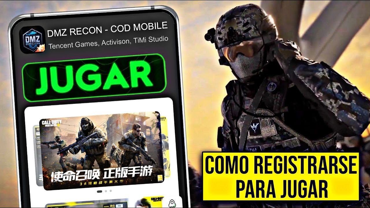COMO REGISTRARSE para JUGAR el DMZ RECON en su primera BETA de CHINA de ...