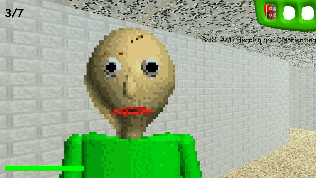 Glitches in baldi's basics!!! - YouTube