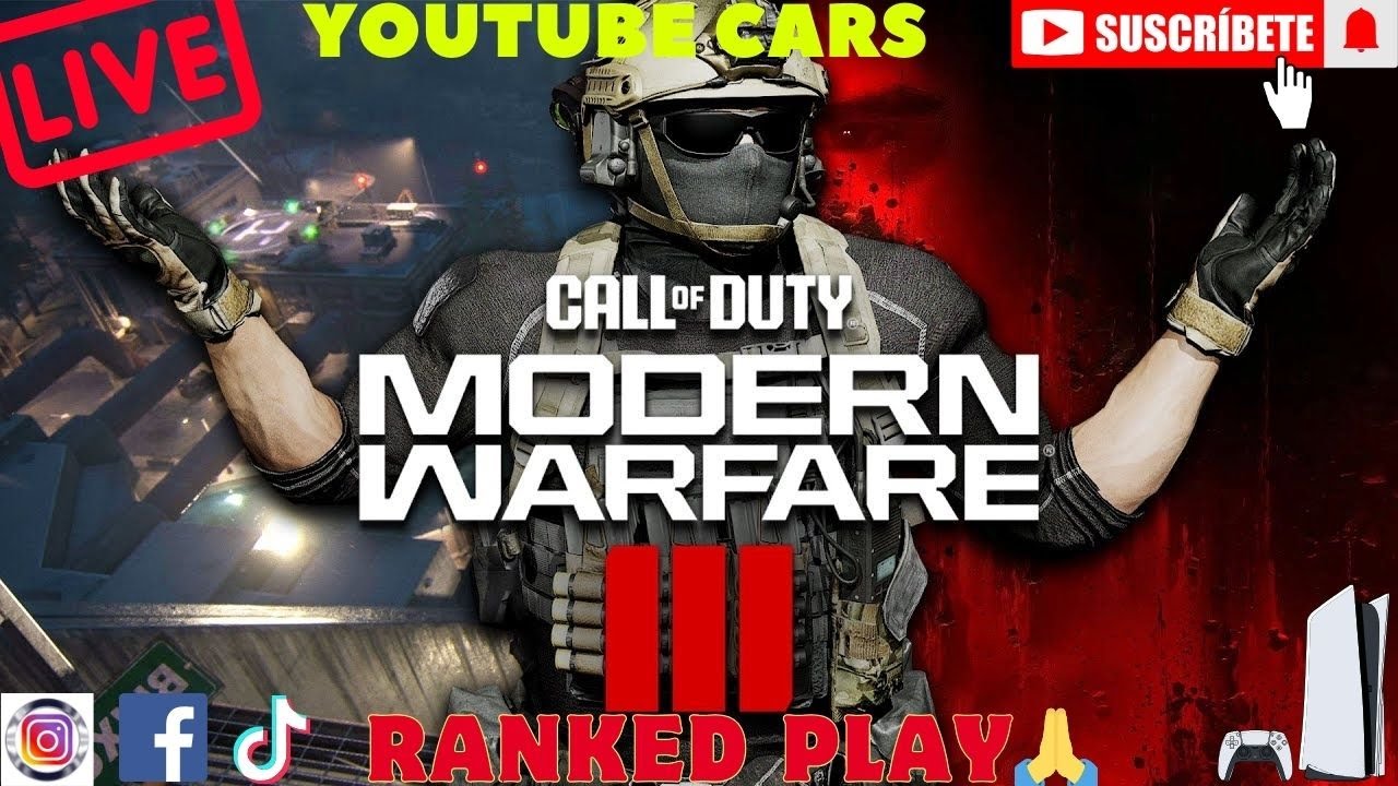 🔴Live📽️Call of Duty MW3🔥RANKED PLAY🙏Join up👌on the road to 3K🫵subs🙏💯 ...
