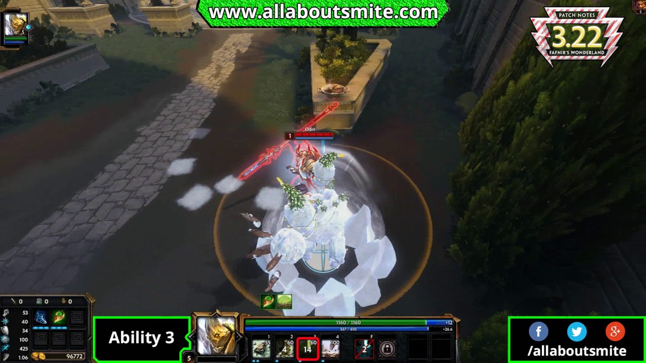 Smite: Snowman Geb (Skin Spotlight) | allaboutsmite - YouTube