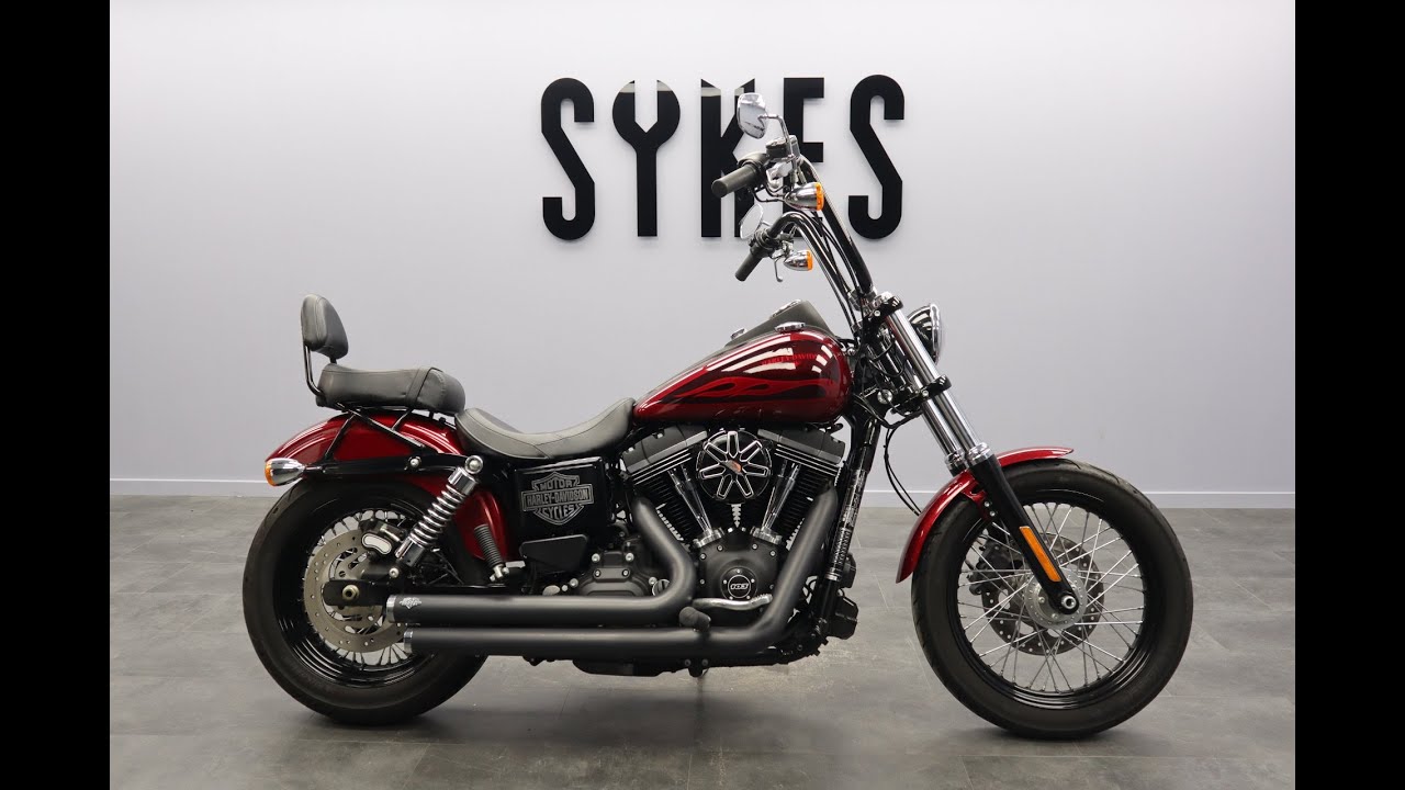 2017 Harley-Davidson FXDB Dyna Street Bob in Hard Candy Hot Rod Red ...