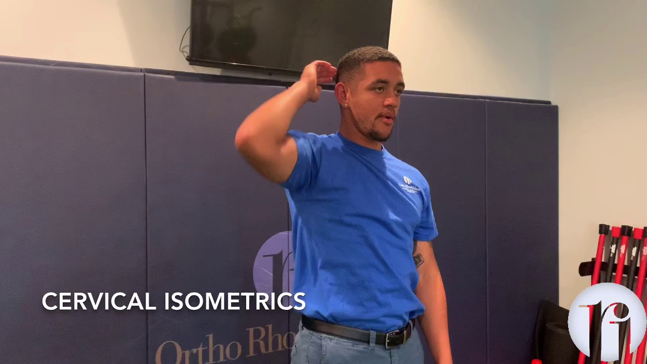 Cervical Isometrics - YouTube