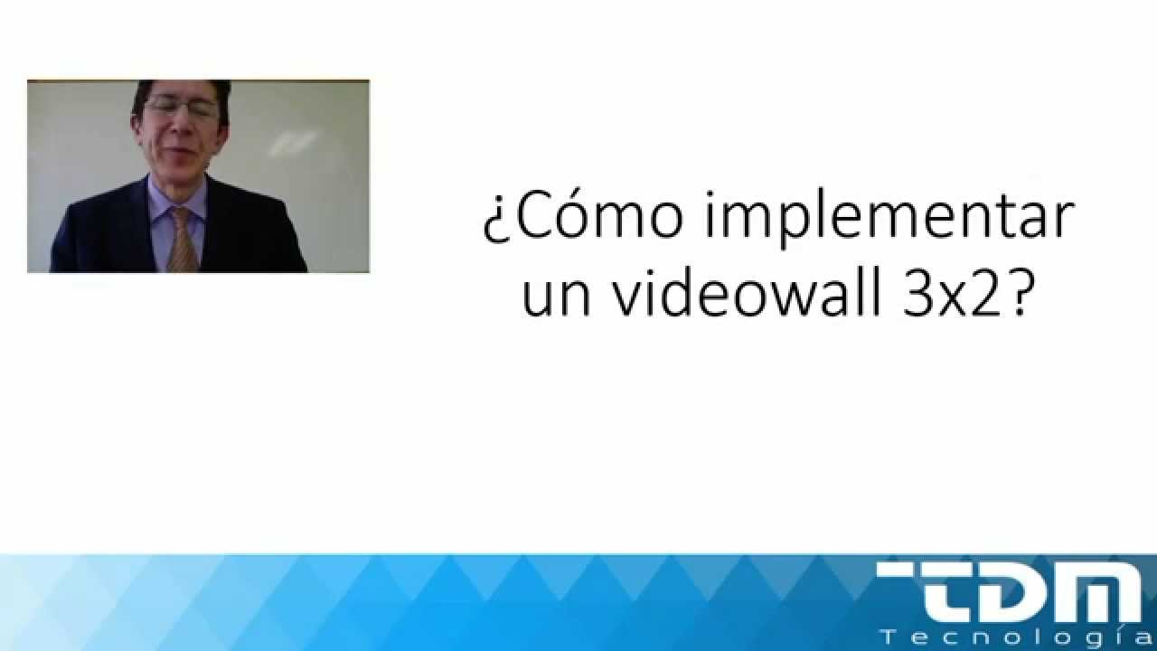 ¿Cómo implementar un Video Wall 3x2? - YouTube