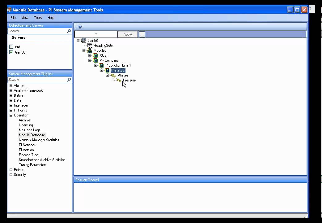 OSIsoft: PI Module Database Editor. v2.0 - YouTube