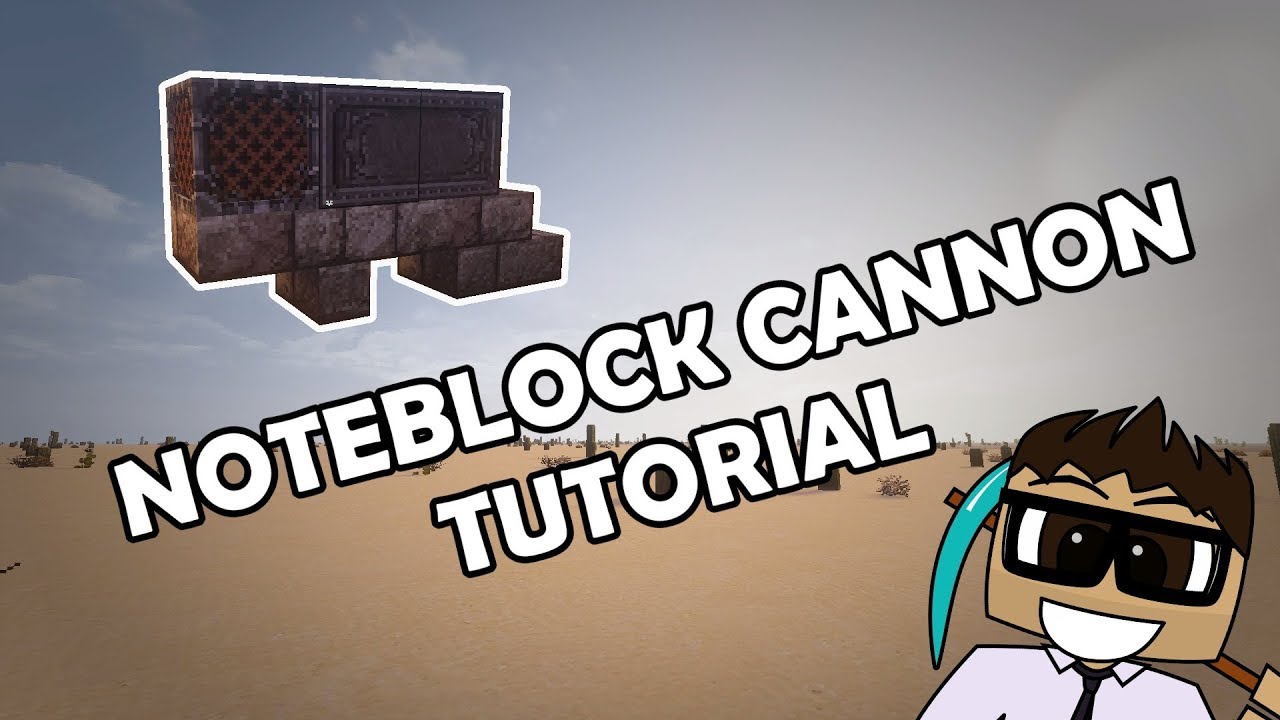 How to make a Noteblock Sound Cannon - Tutorial - YouTube