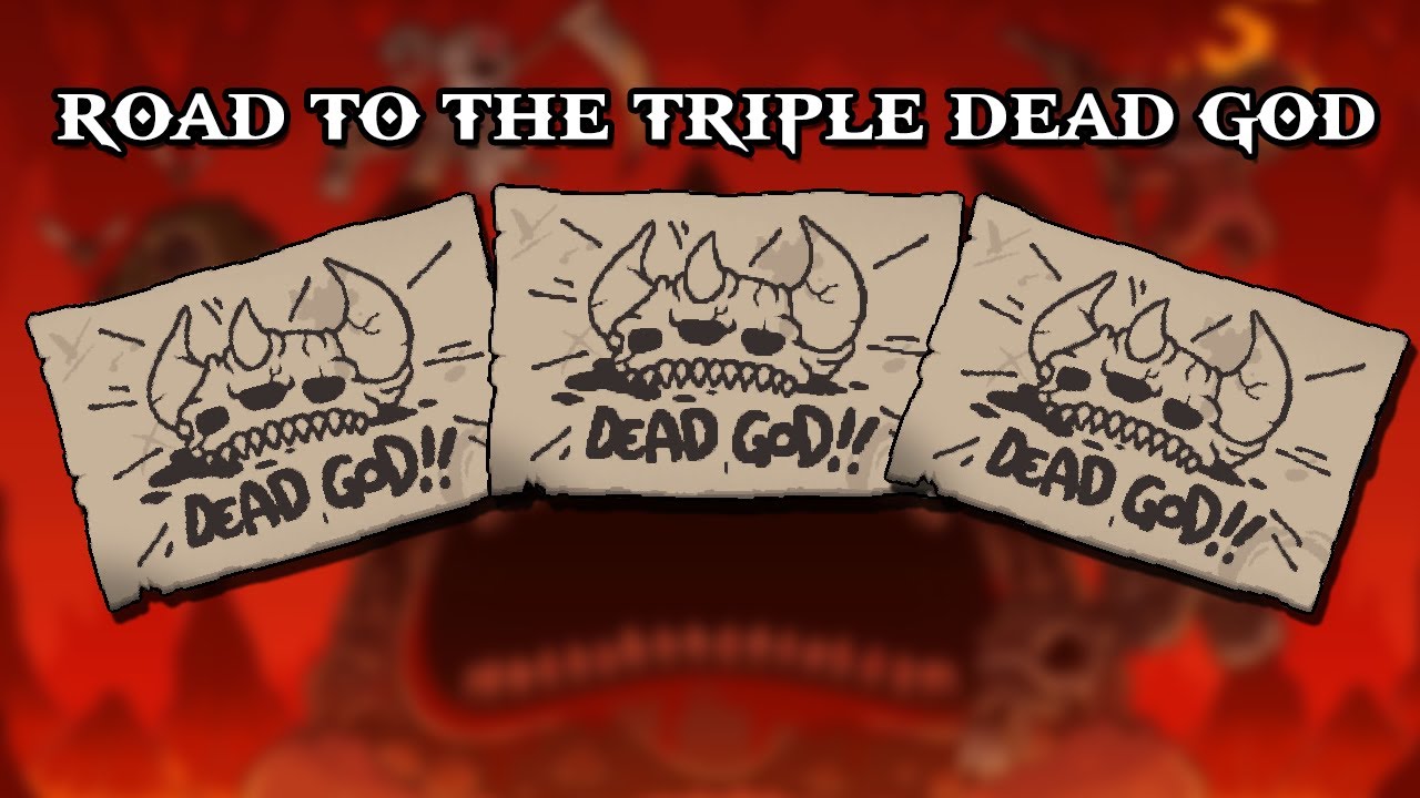 Road to the triple Dead God l The binding of isaac Repentance - YouTube