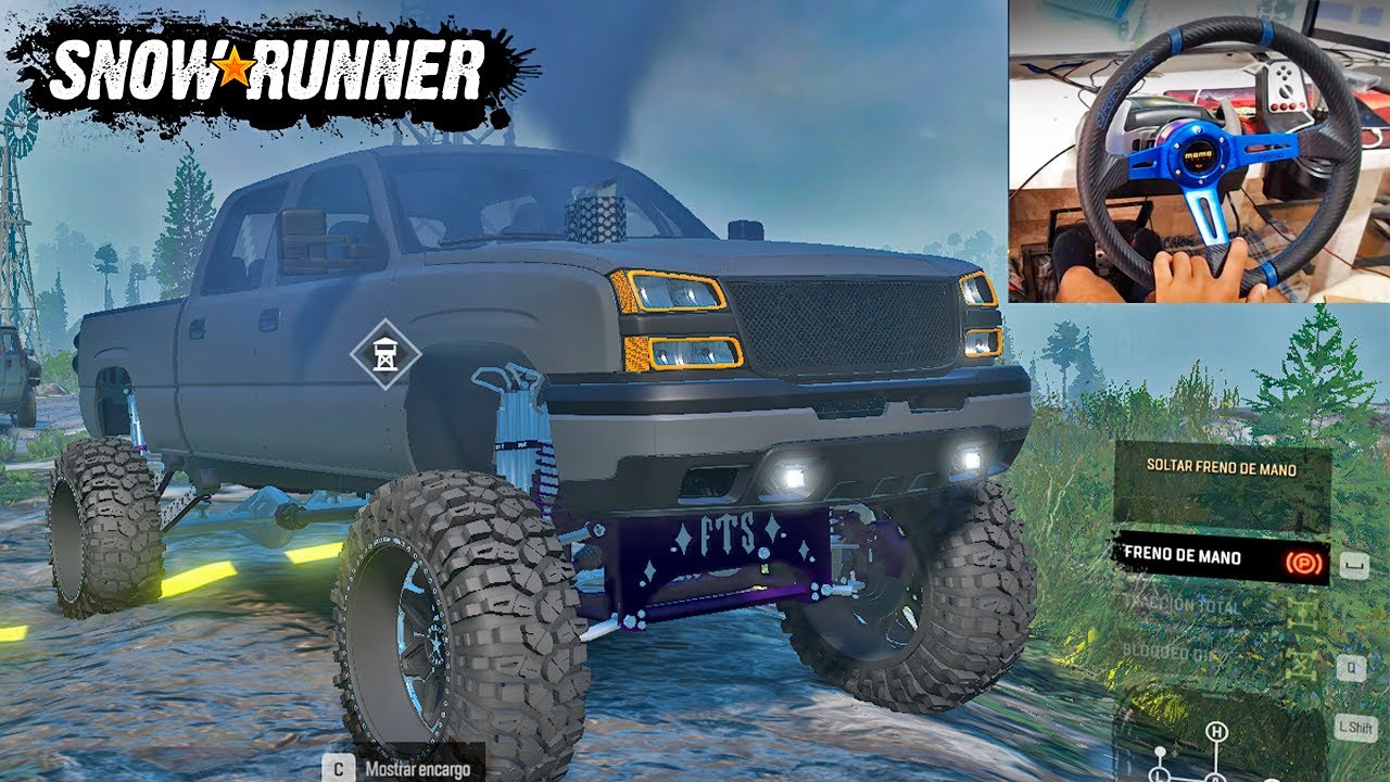 SNOWRUNNER - Chevy Silverado 2007 - G27 LOGITECH MOD - YouTube