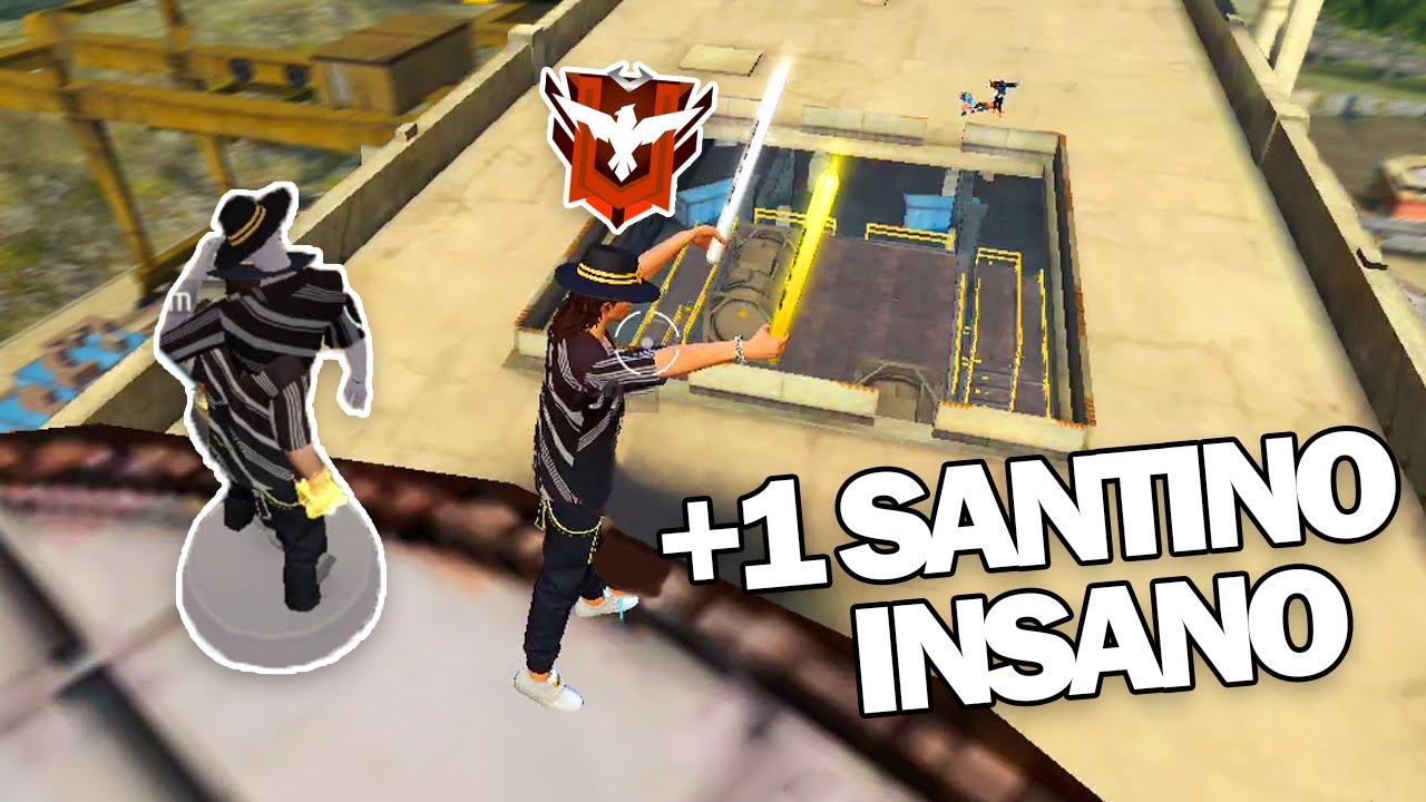 +1 SANTINO INSANO para CAMPEAR en FREE FIRE- Dshanto - YouTube
