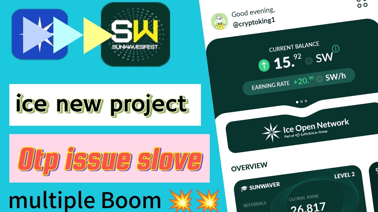 Ice new project Sunwave//Same ice mining project//Sunwave new mining ...