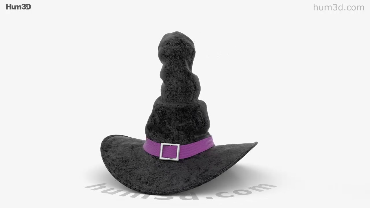 Witch Hat 3D model by 3DModels.org - YouTube