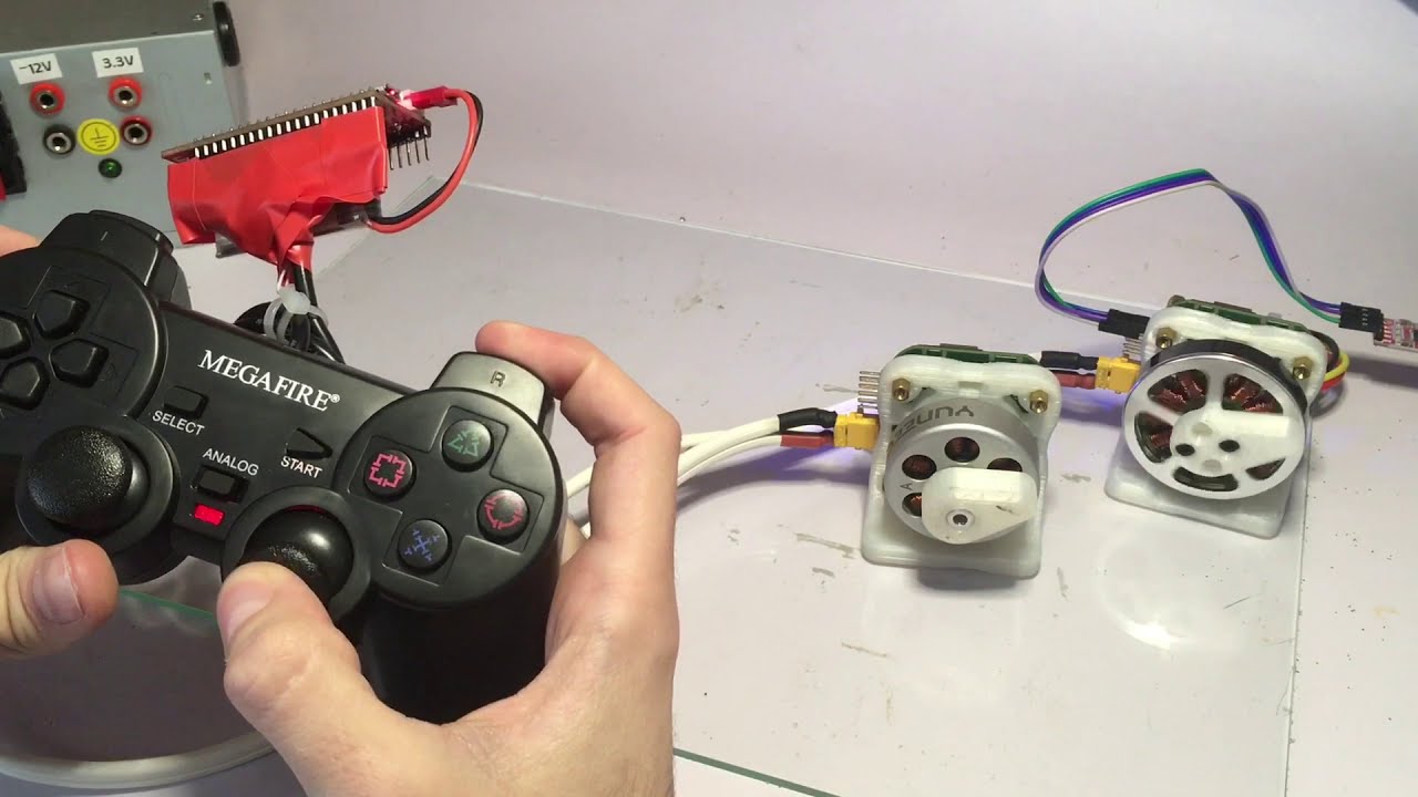 Dagor Brushless Controller - ESP-NOW Demo - SimpleFOC - YouTube