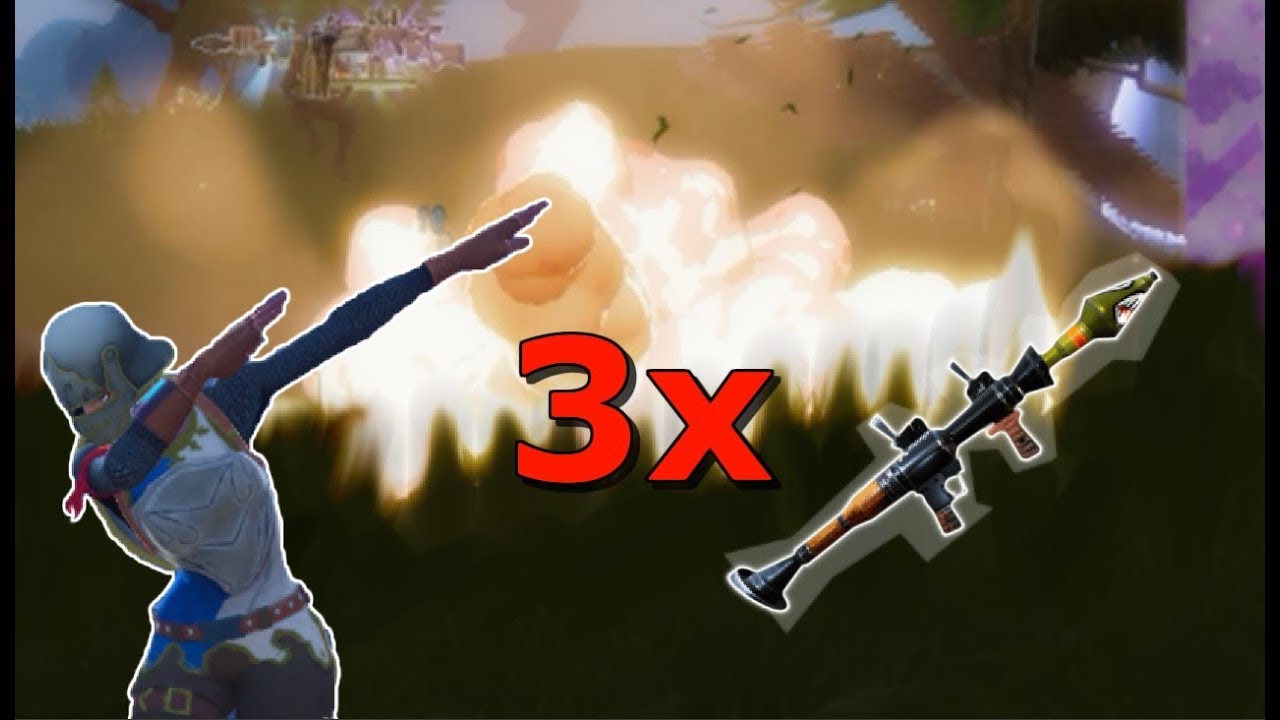 TRIPLE ROCKET LAUNCHER WIN - Full Game | Fortnite Battle Royale - YouTube