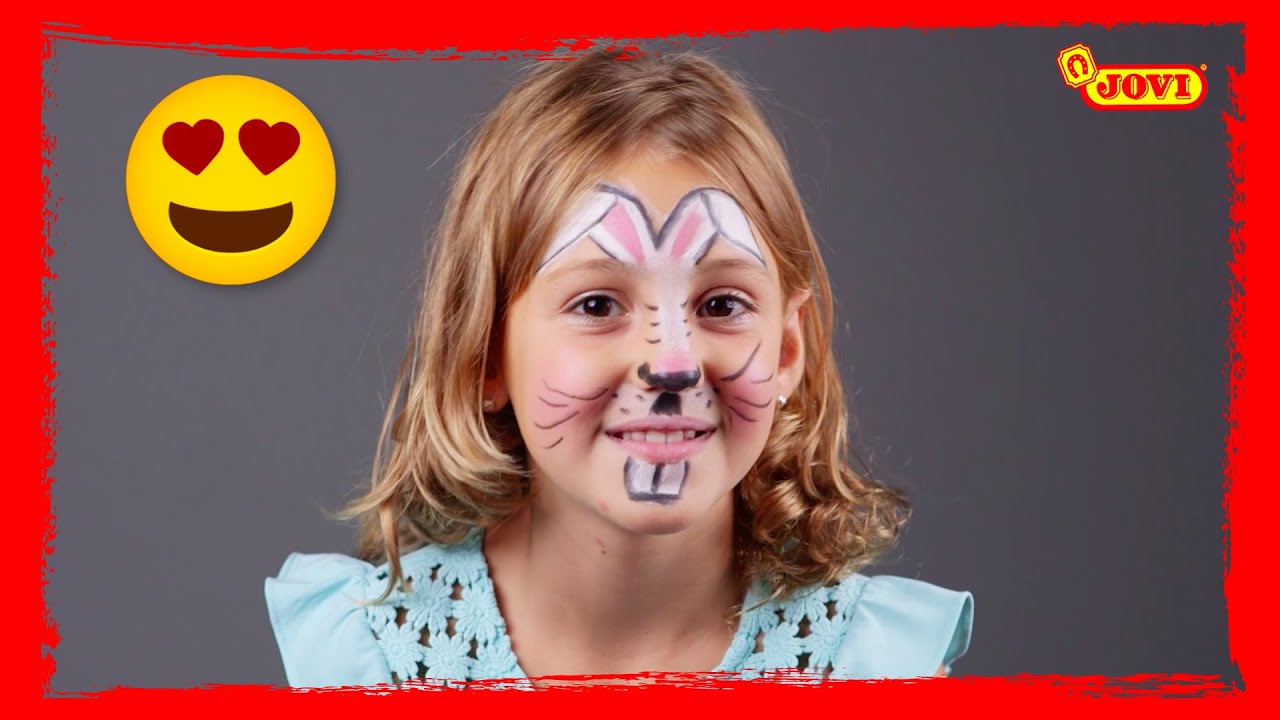 Comment réaliser un maquillage lapin - YouTube