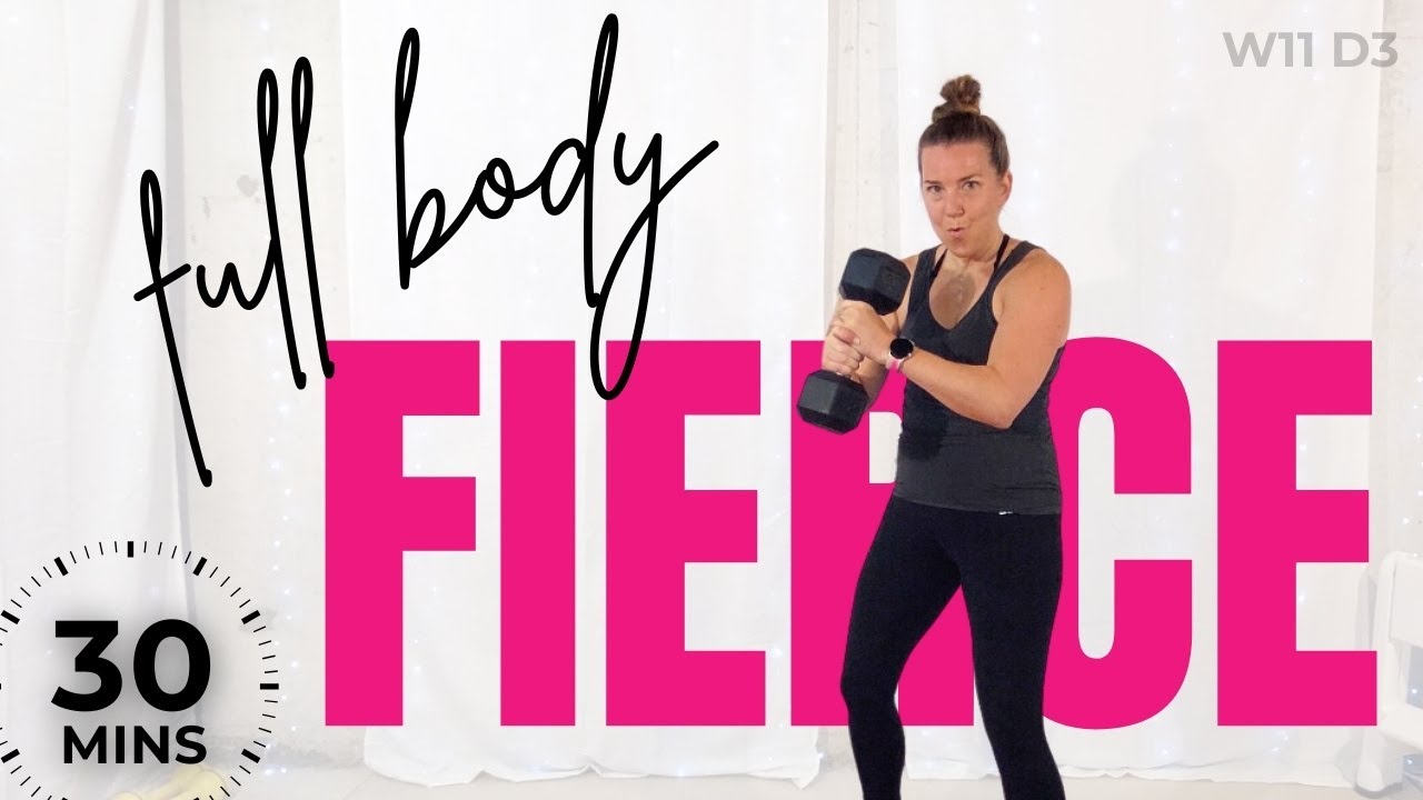 30 Minute full body workout AMRAP FIERCE | wk 11 d 3 | 12-week Tone Up ...