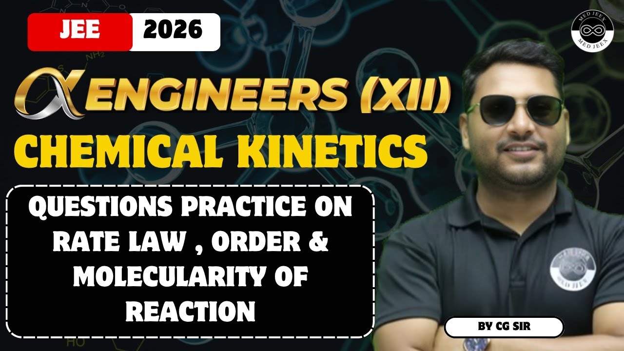 Chemical Kinetics | Questions Practice on Rate Law, Order ...