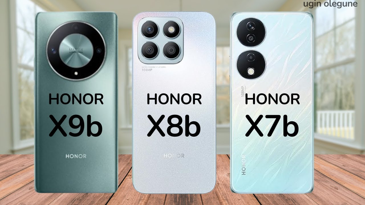 Honor X9b vs Honor X8b vs Honor X7b - YouTube