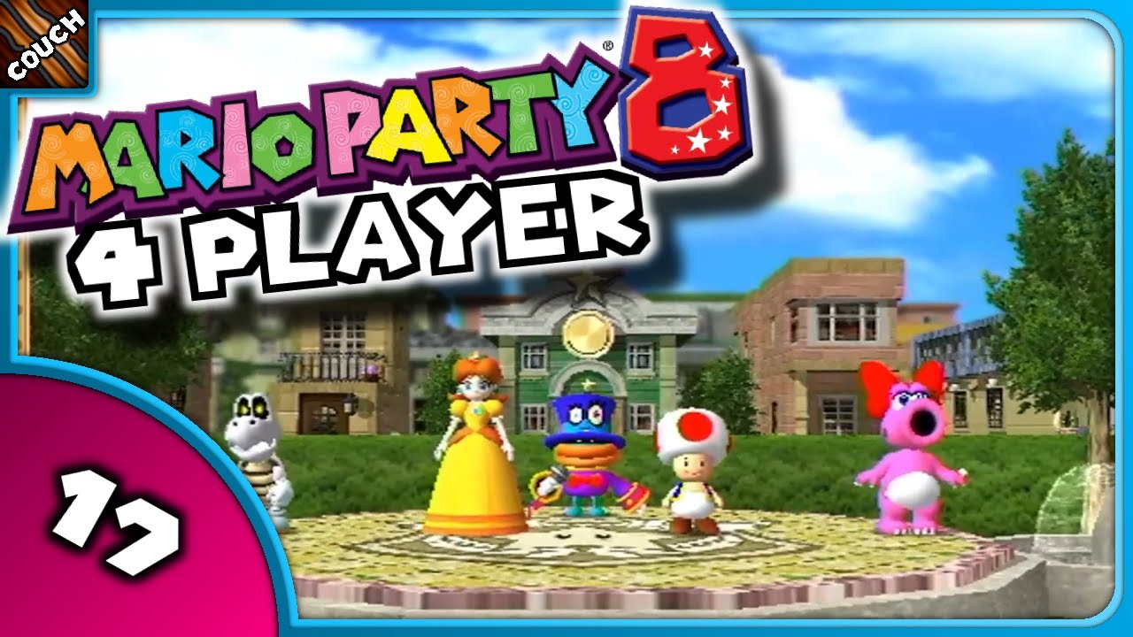 KOOPA'S TYCOON TOWN! | Mario Party 8 MULTIPLAYER Episode 17 | Couch ...