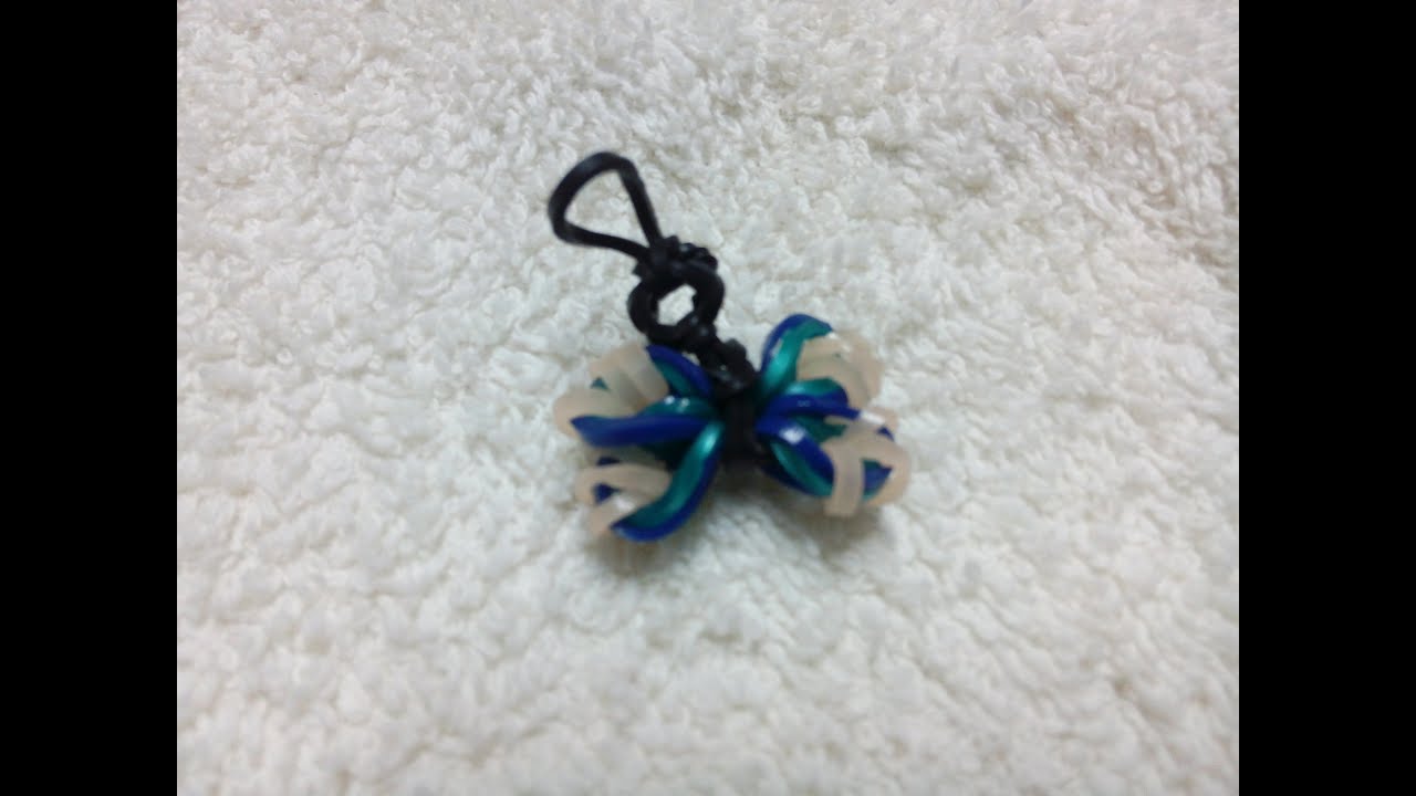 How To Make a Little Butterfly - Rainbow Loom - YouTube