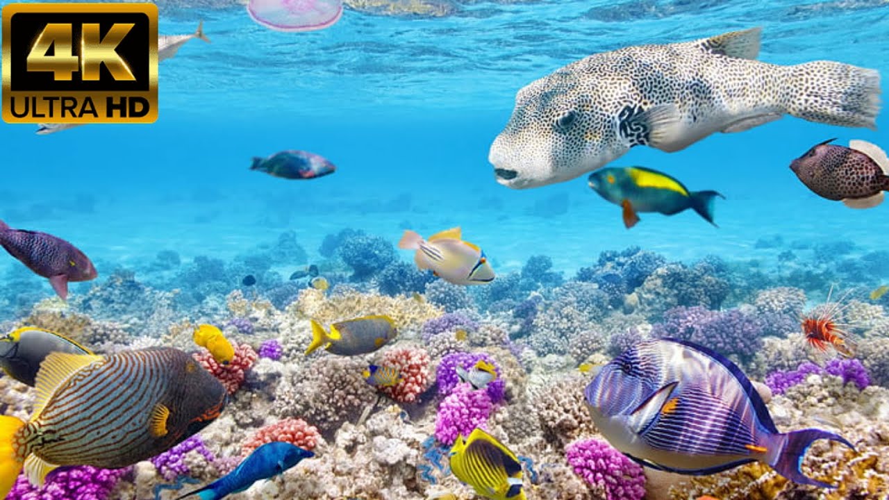 Under sea fish beautiful nature video | octopus and other fish 🐠 ...