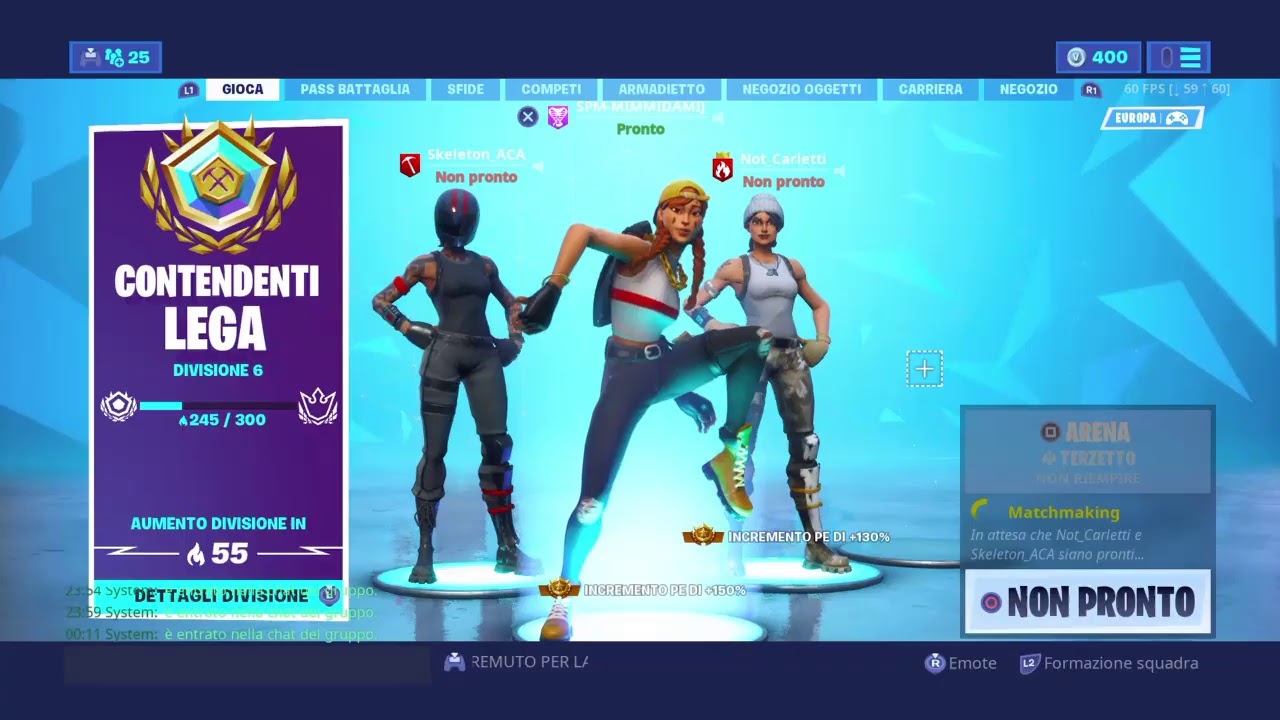 fortnite road to 300 punti in arena - YouTube