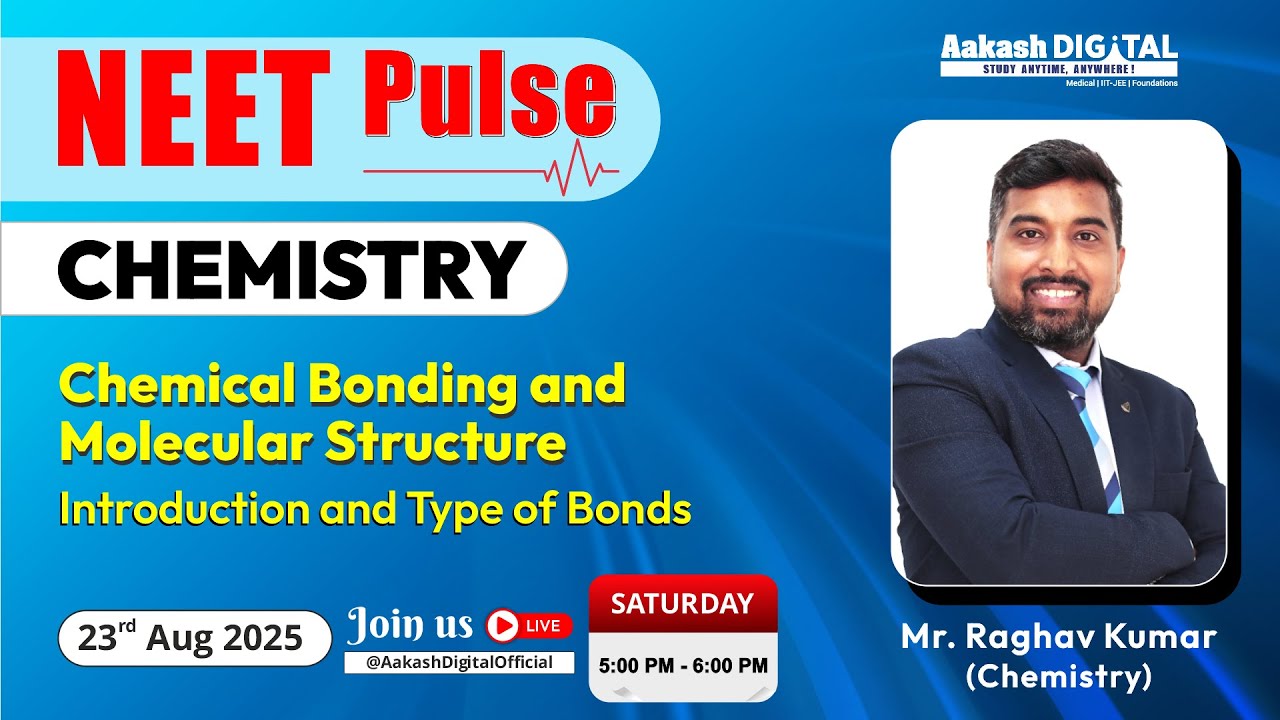 NEET Chemistry | Chemical Bonding & Molecular Structure: Types of Bonds ...