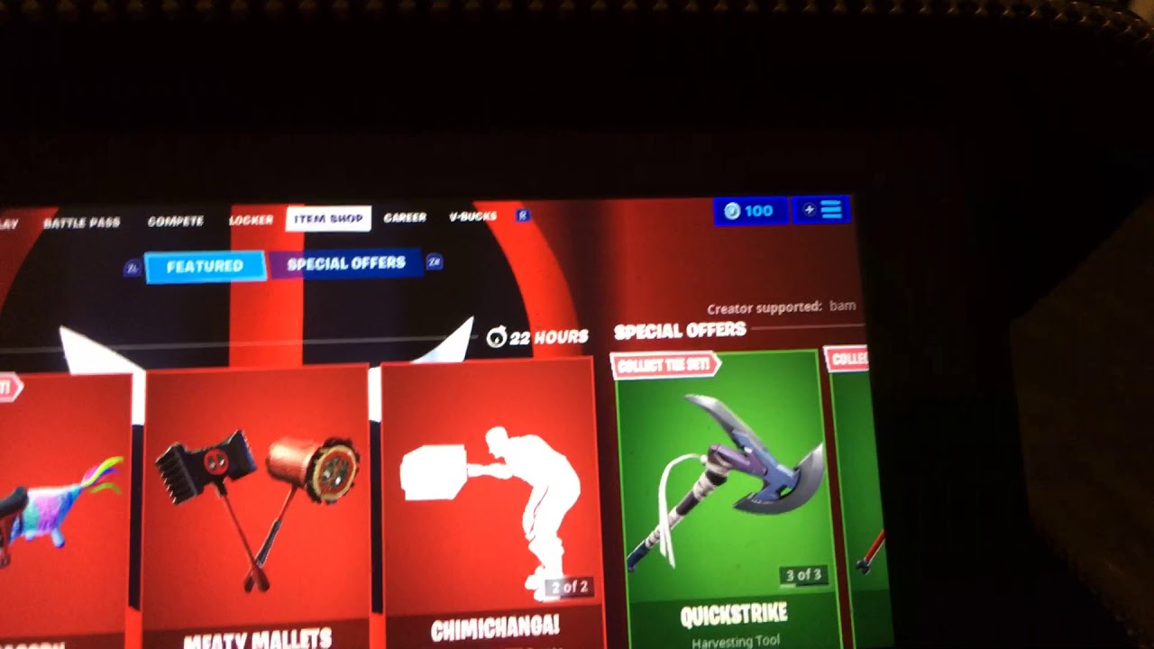 USE CODE bam IN THE FORTNITE ITEM SHOP#AD#EPICPARTNER - YouTube