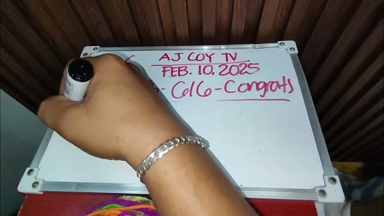 CONGRATS 463 616 BUGHA TA NEXT SWERTRES COMBINATION FEBRUARY 10,2025|AJCOYTV - YouTube