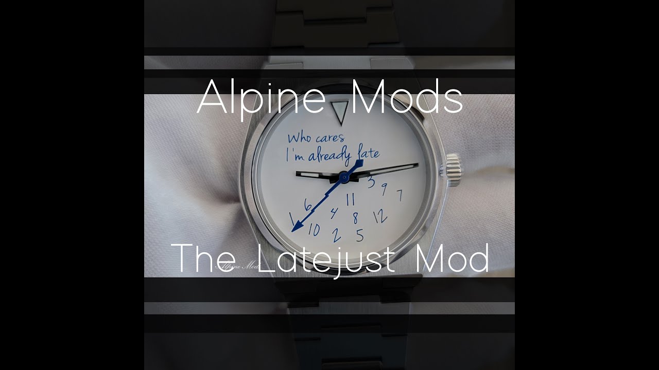 PRX Latejust Seiko Mod Watch by Alpine Mods - YouTube