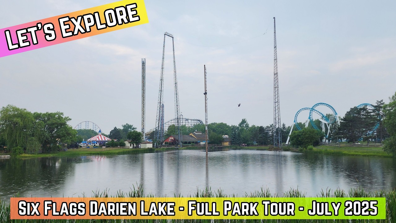 Our Complete Tour of Six Flags Darien Lake featuring Beaver Brothers ...