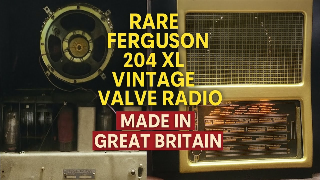 Rare Ferguson 204 XL Vintage Tube Radio | Fully Restored & For Sale by ...