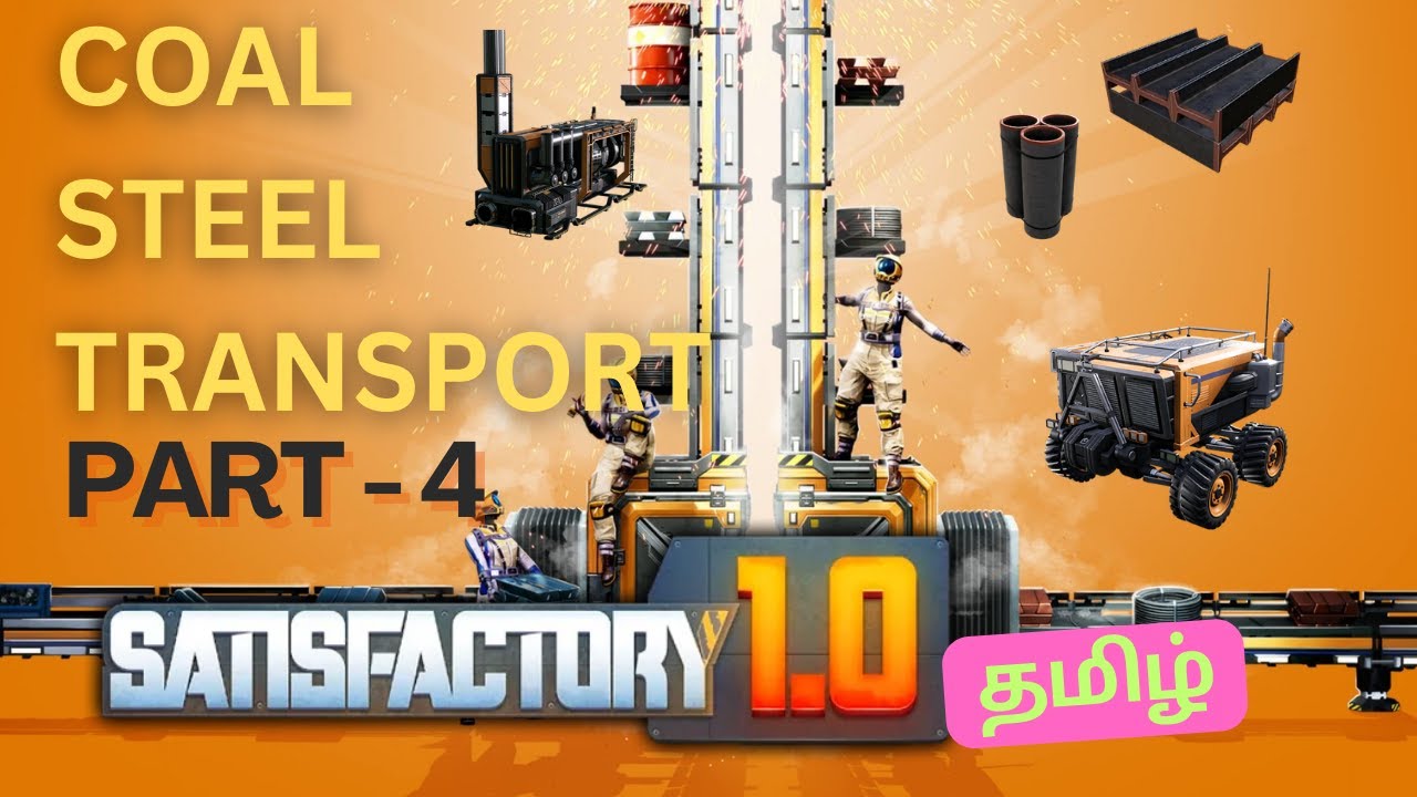 FULL COAL POWER PLANT SETUP & STEEL FACTORY | Satisfactory Series (PART ...