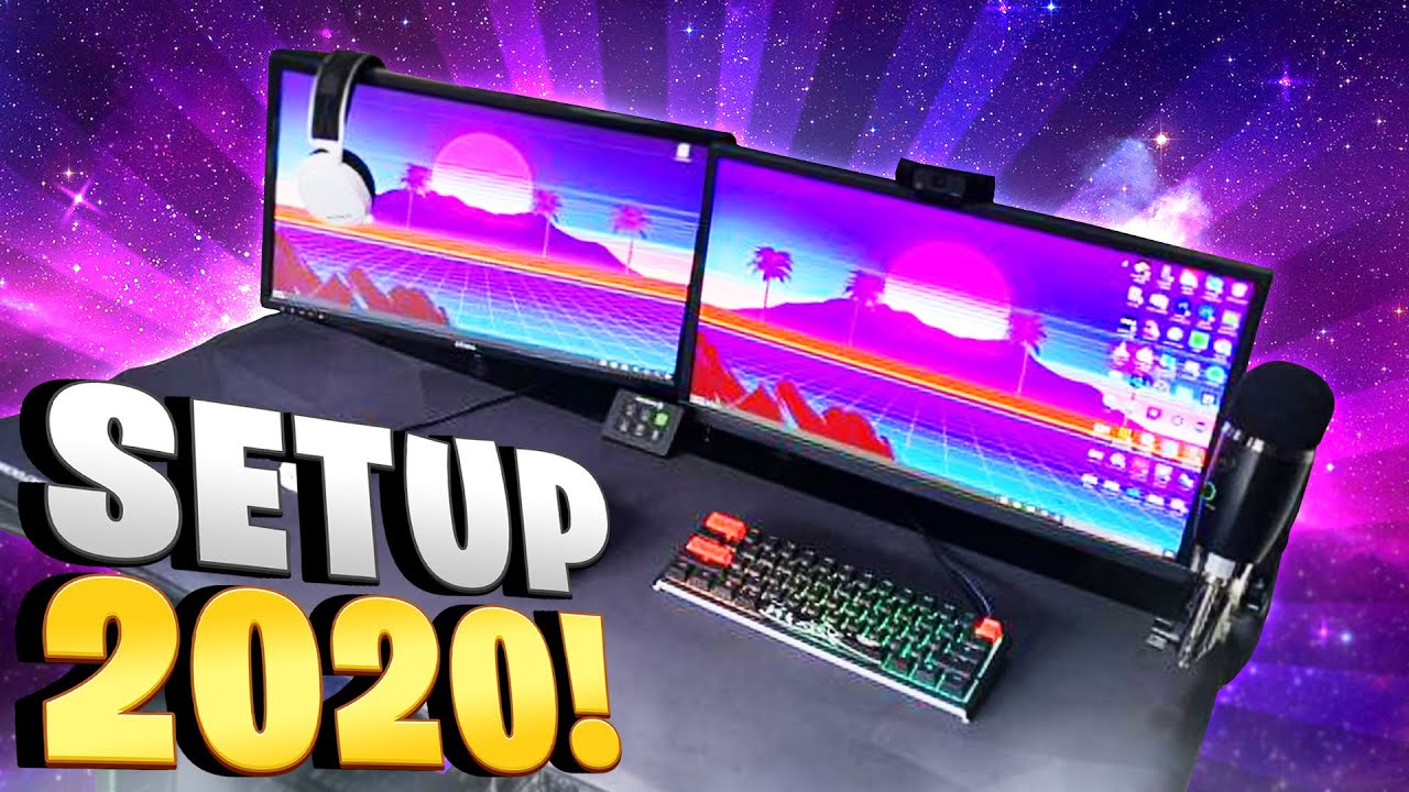 MY BRAND NEW Gaming Setup! (UPDATED 2020) - YouTube