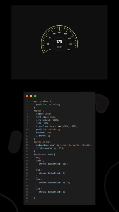 CREATE Your Own SPEEDOMETER with Html, CSS, and JavaScript!. #shorts - YouTube