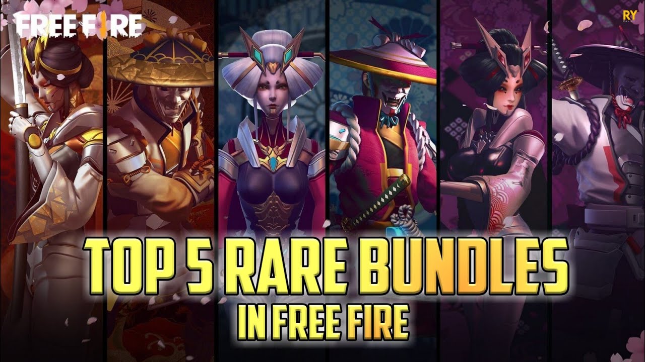 Top 5 Rare Bundles in Free Fire - Garena Free Fire - RavieY - YouTube