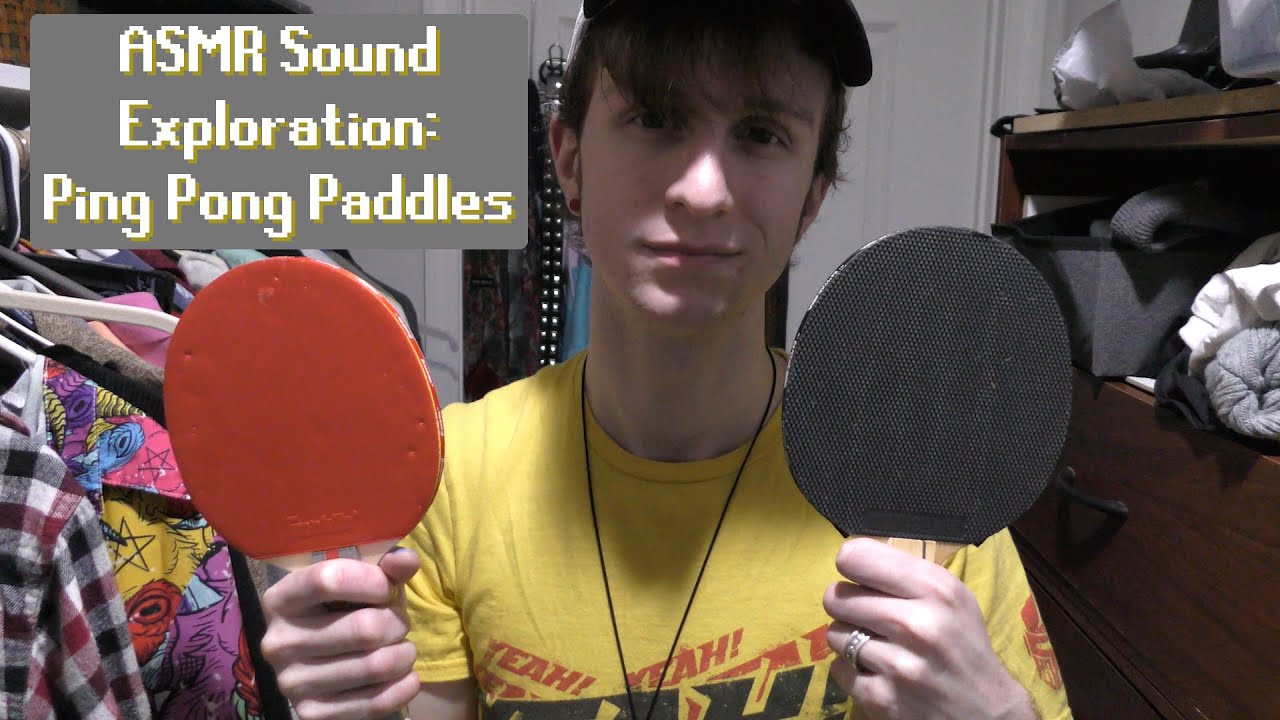 ASMR || Sound Exploration: Ping Pong Paddles - YouTube