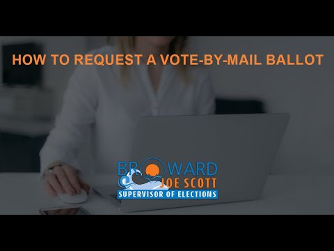 How to request a Vote-By-Mail Ballot - YouTube