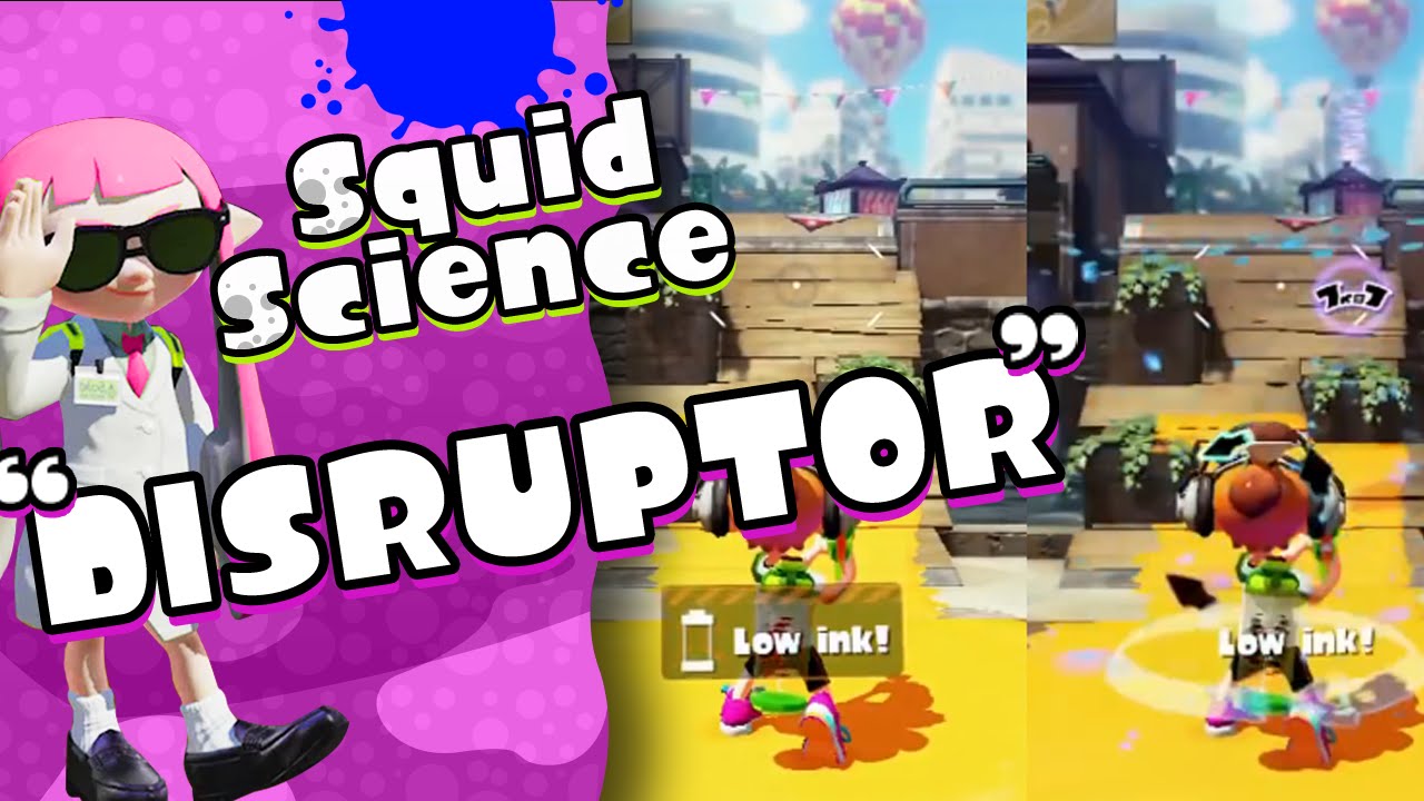 Disruptor Sub Weapon Squid Science Splatoon Nintendome - YouTube