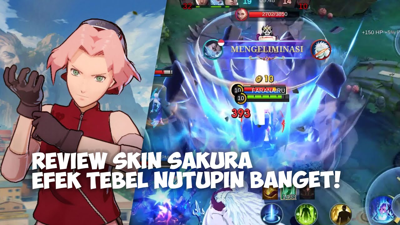 AKHIRNYA SKIN NARUTO GW LENGKAP! REVIEW SKIN SAKURA EFEKNYA TEBEL ...