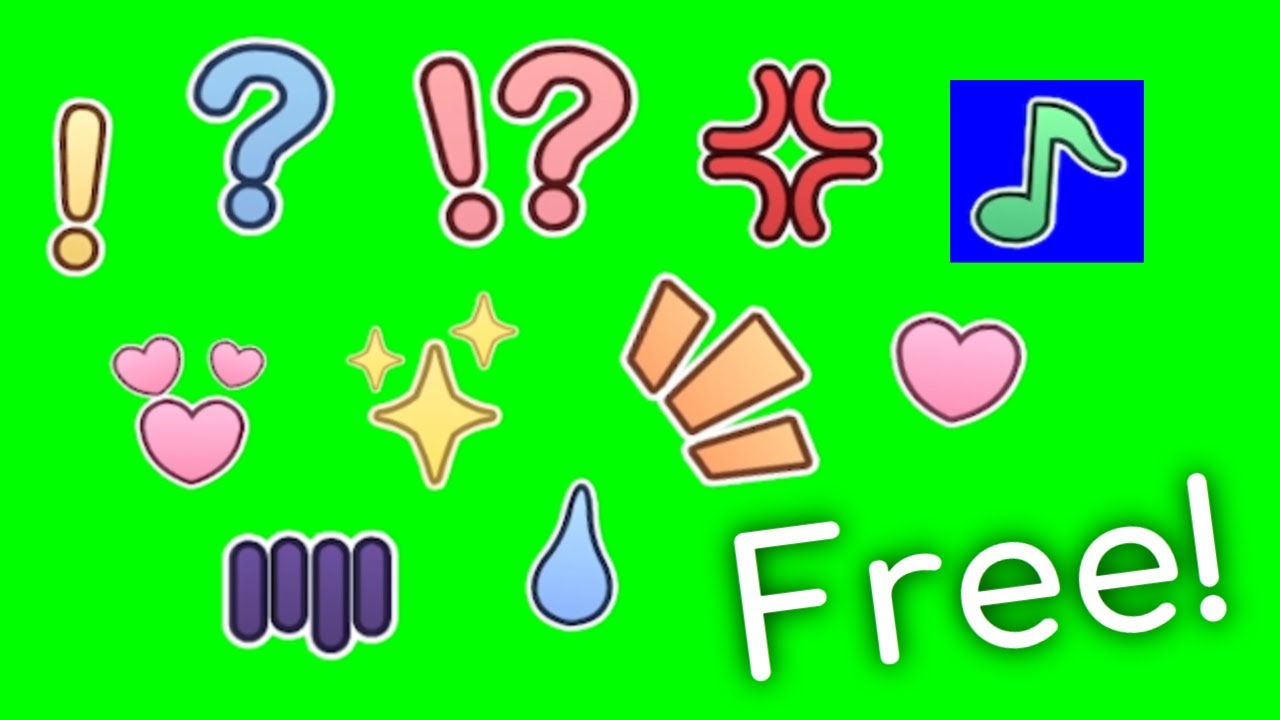 Emote Green Screen! // [ Gacha Life ] - YouTube