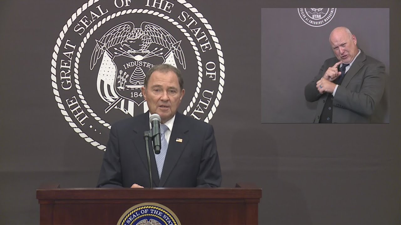 Governor Herbert and Dr. Angela Dunn Coronavirus Briefing for 07-09 ...