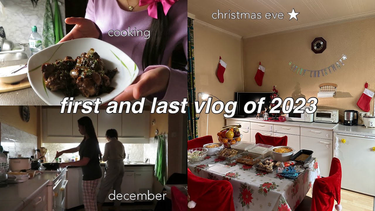 first and last vlog of 2023: last week of december, cooking, and ...