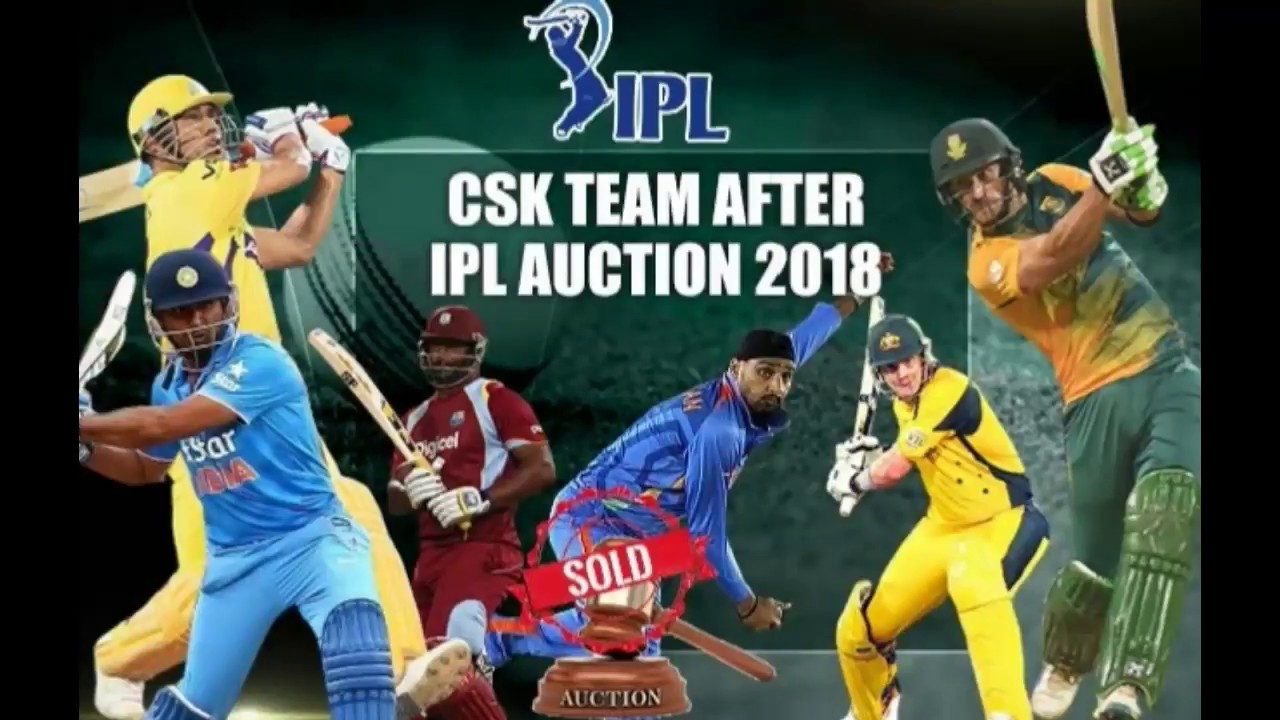 IPL 2018 CSK Team | CSK Full Team list | Chennai super kings 2018 - YouTube