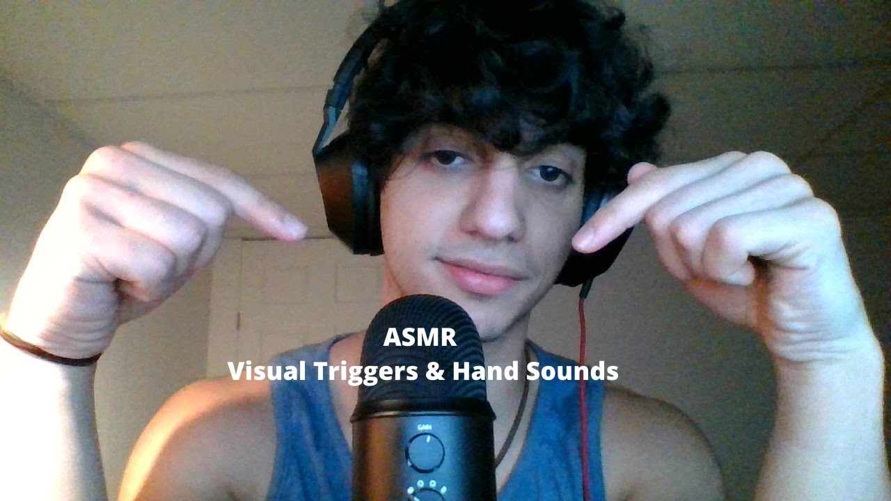 ASMR Visual Triggers, Hand Sounds & Whispering - YouTube