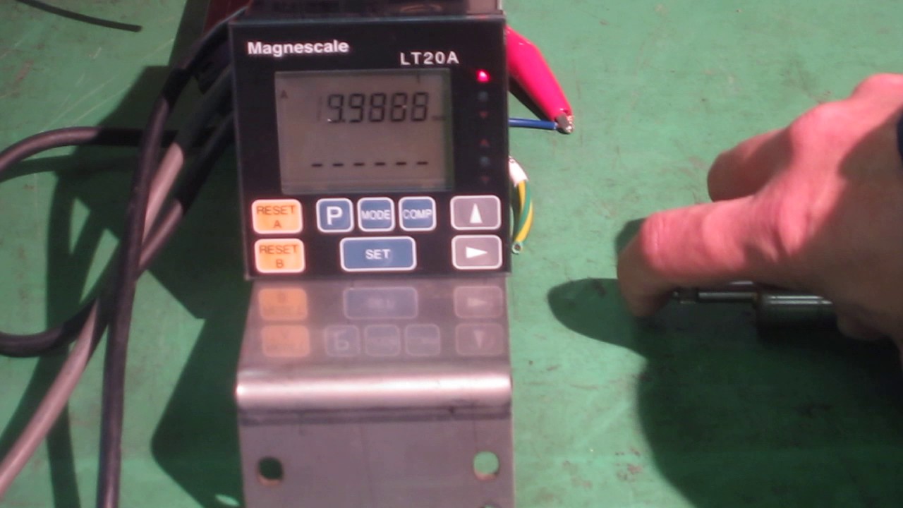 SONY LT20A-201B/DG25BS Digital scale unit / digital gauge 動作確認 - YouTube