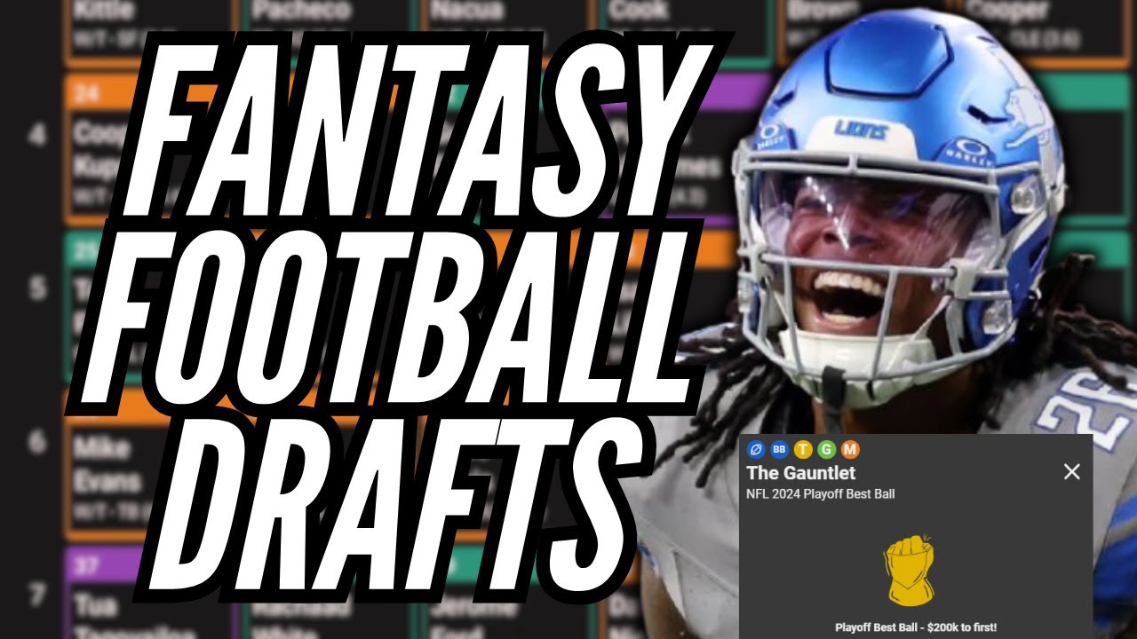 2025 NFL Playoff Best Ball Drafts - Underdog Fantasy - YouTube